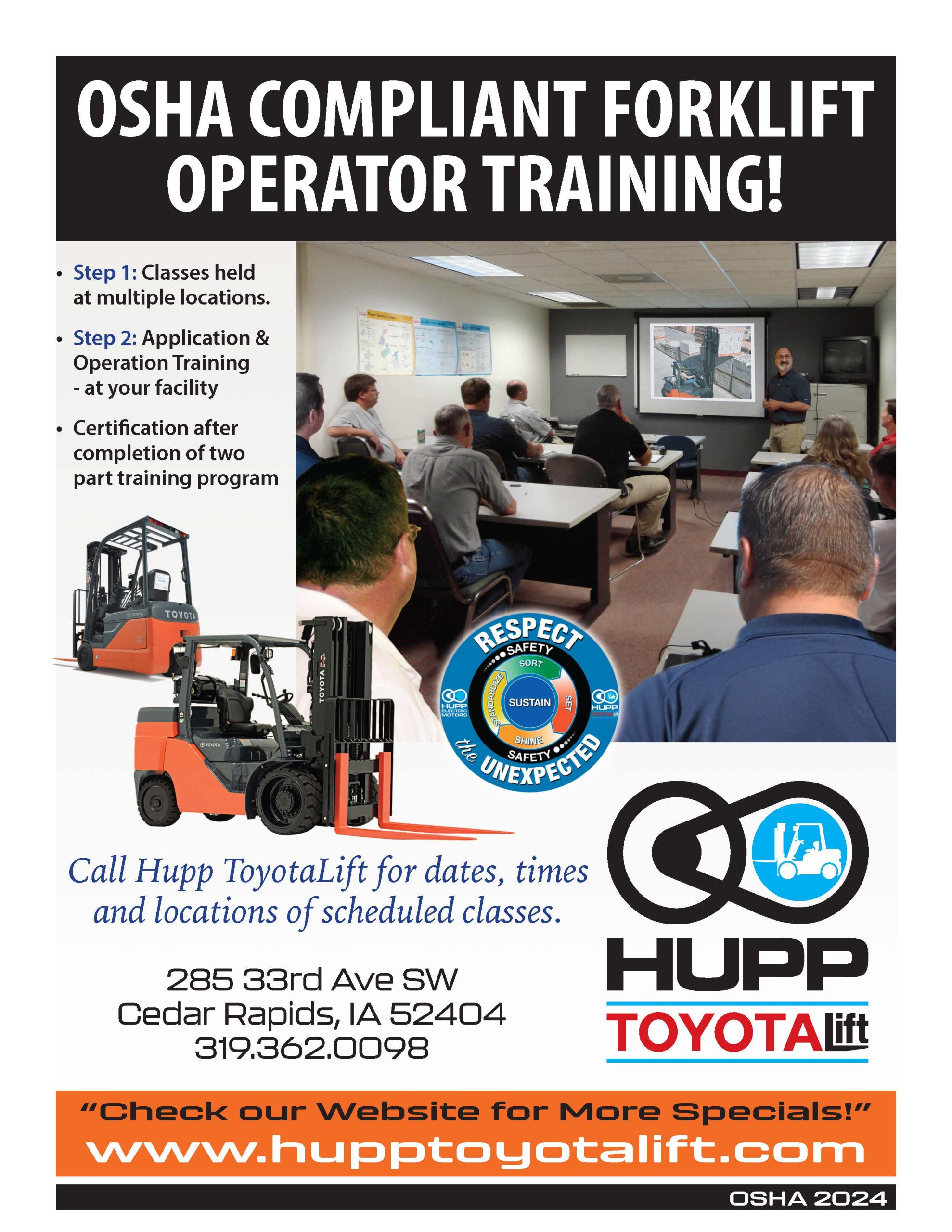 OSHA Operator Training – Hupp Toyota Lift